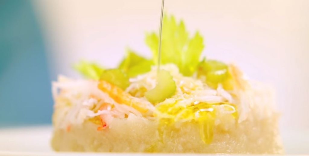 Chair de crabe au céleri - La Recette